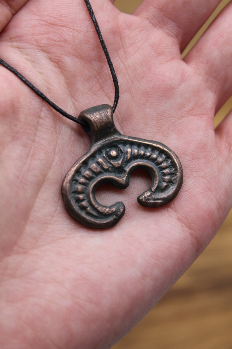 Medieval Amulet Lunula Early Middle Ages Medieval Bronze - Etsy