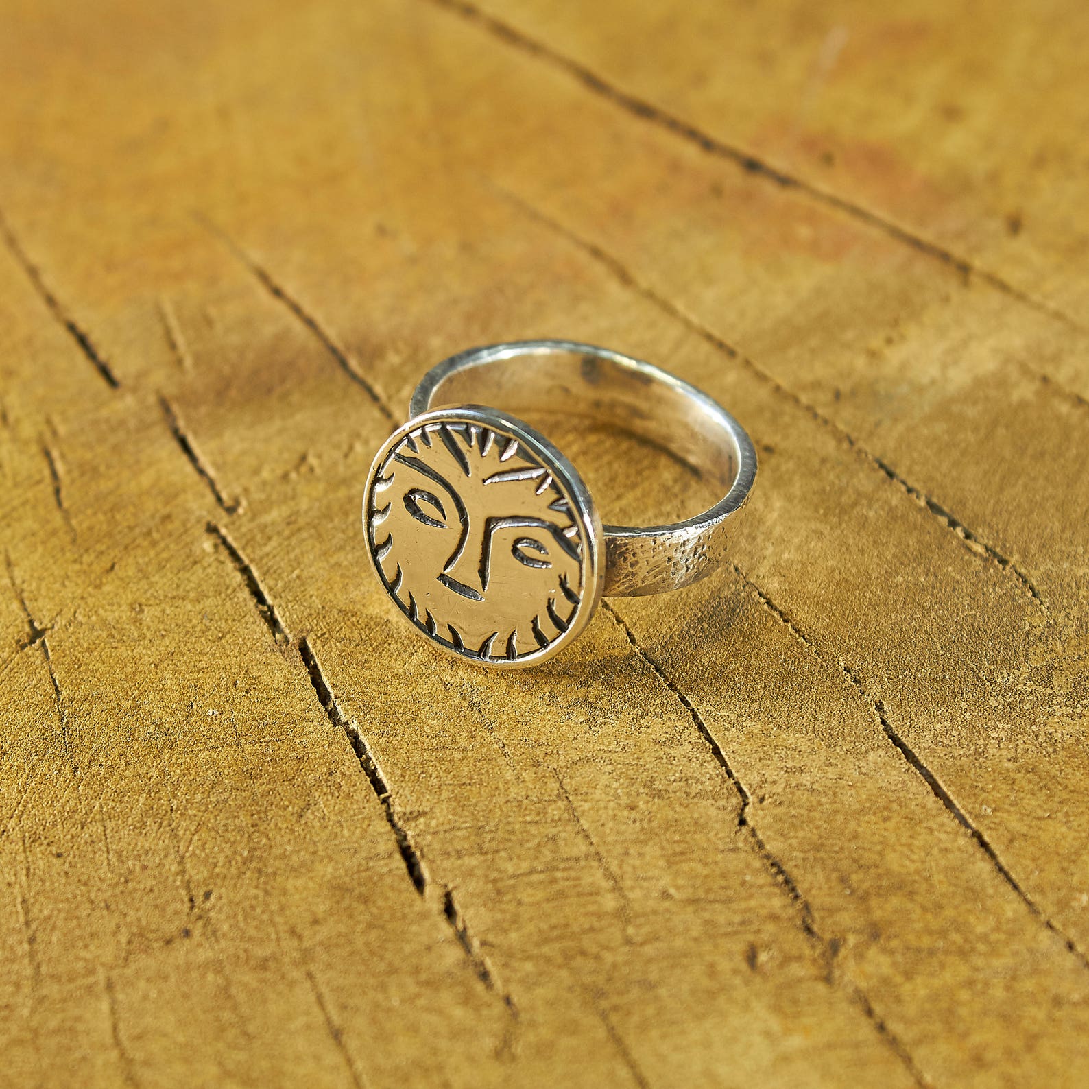 Sunny Image Ring Sun Symbol Sun God Solar Symbol Sun | Etsy