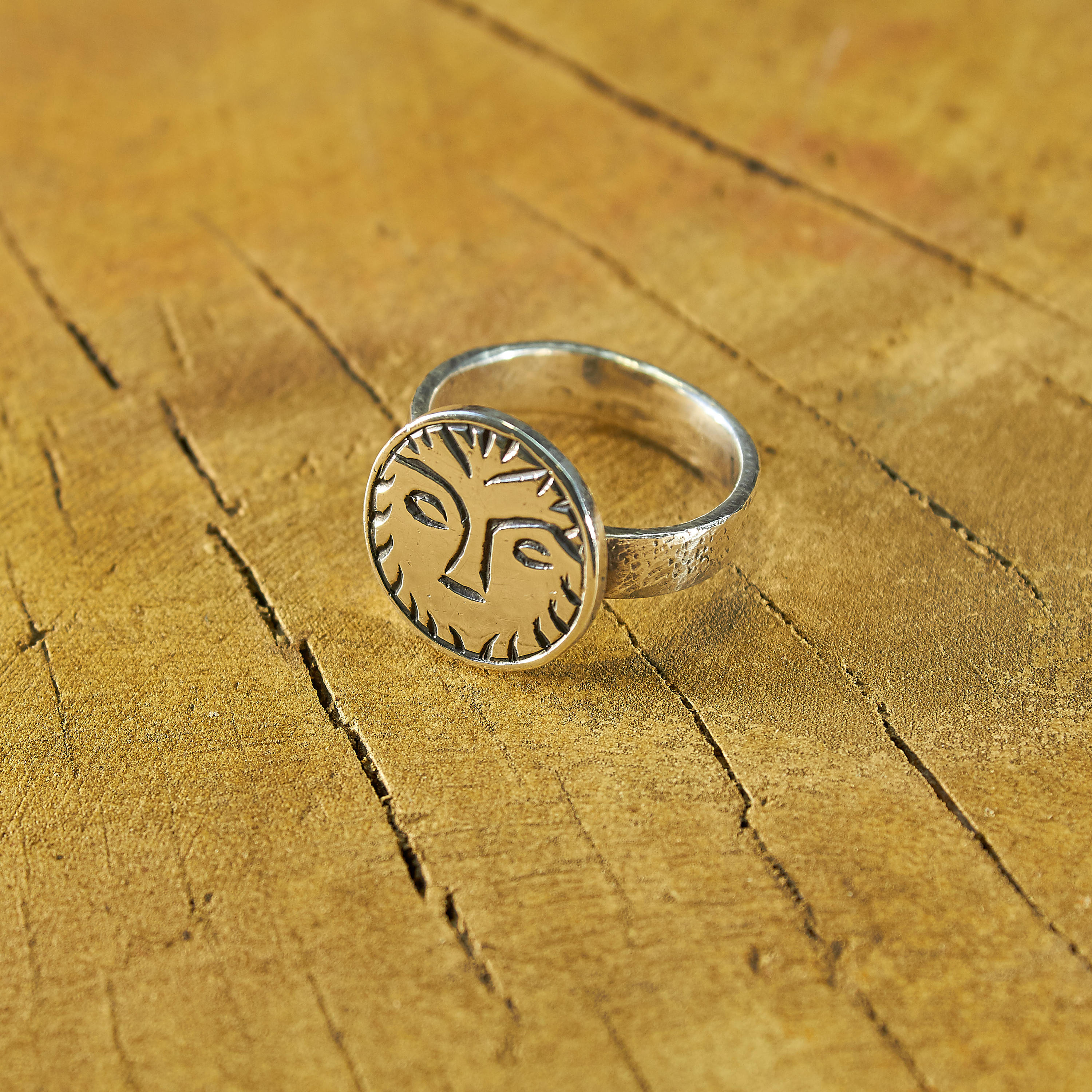 Sunny Image Ring Sun Symbol Sun God Solar Symbol Sun | Etsy