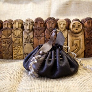 Medieval Purse, Medieval Wallet, Leather Pouch, Rustic, Hand Wallet ...