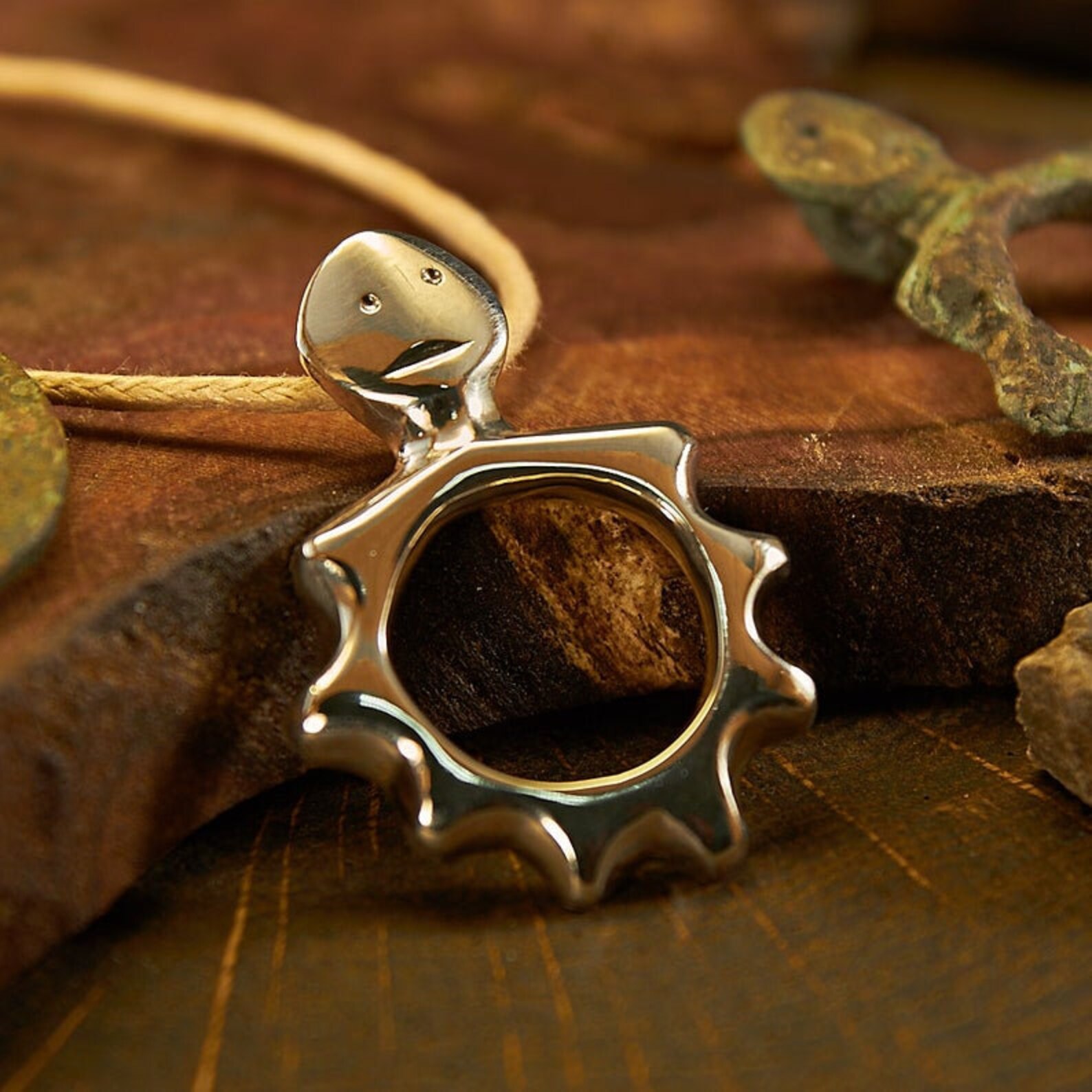 Medieval Solar Deity Sun Pendant Amulet Talisman Solar - Etsy