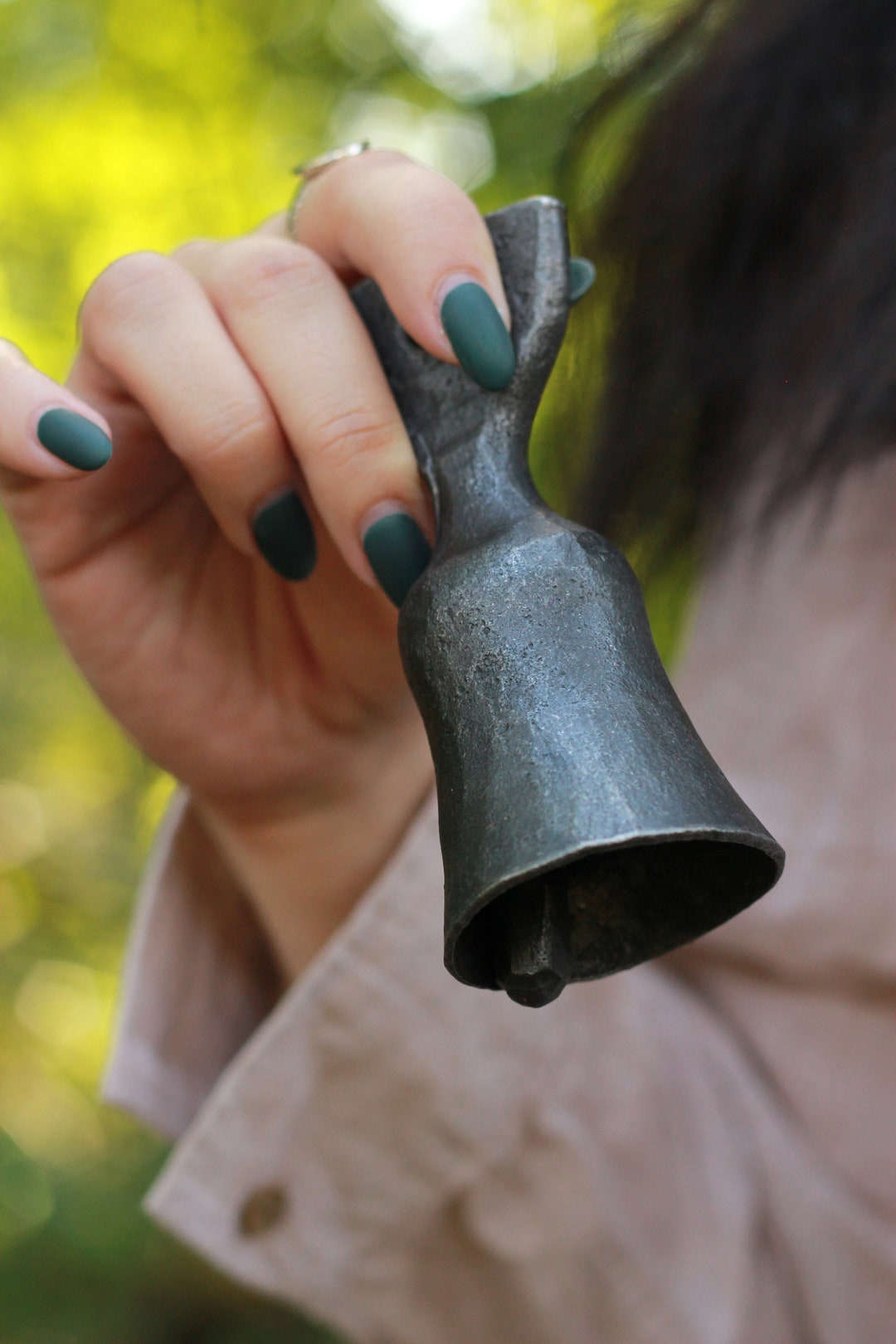 Forged Bell, Bell Decor, Viking Home Decor, Medieval Bell, Reenactment ...