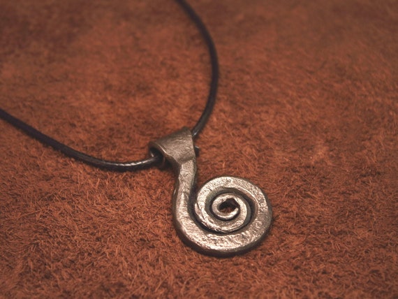 Spiral Curl Snail Whirlwind Nordic Amulet Viking Jewelry - Etsy