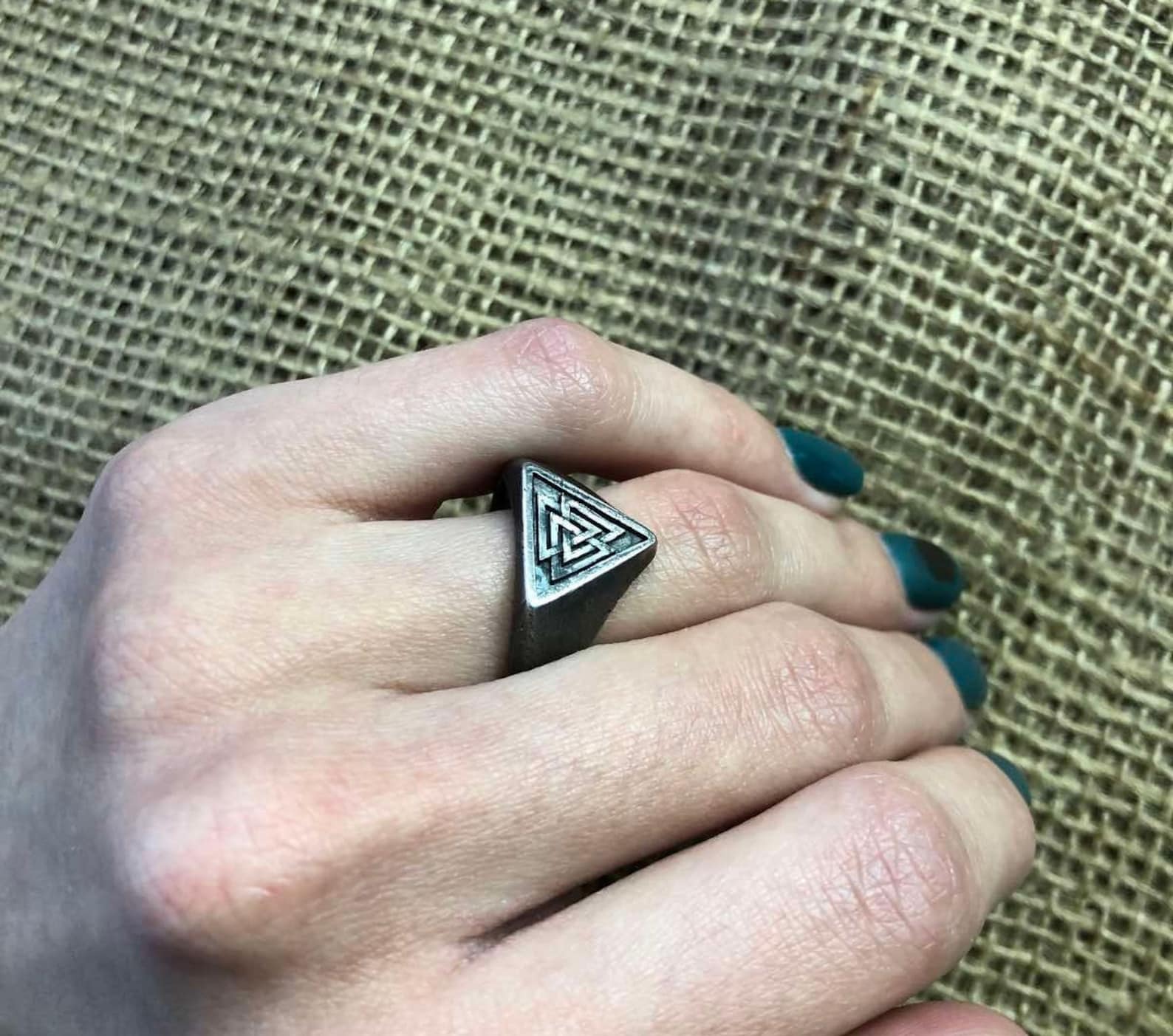 Valknut Viking Symbol Viking Ring Viking Jewelry Pagan - Etsy