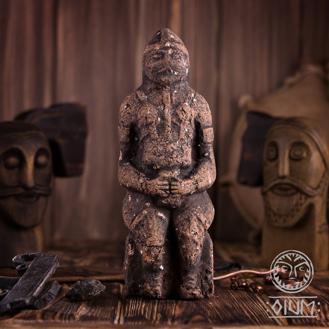 Warrior Idol Pagan God Spirits Prehistoric Deity Statue - Etsy Australia