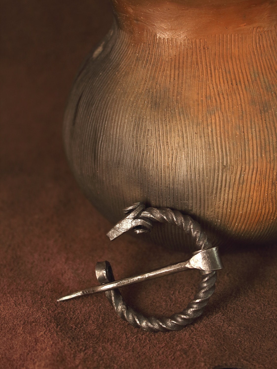 Penannular Cloak Pin Cloak Clasp Viking Brooch Fibula | Etsy