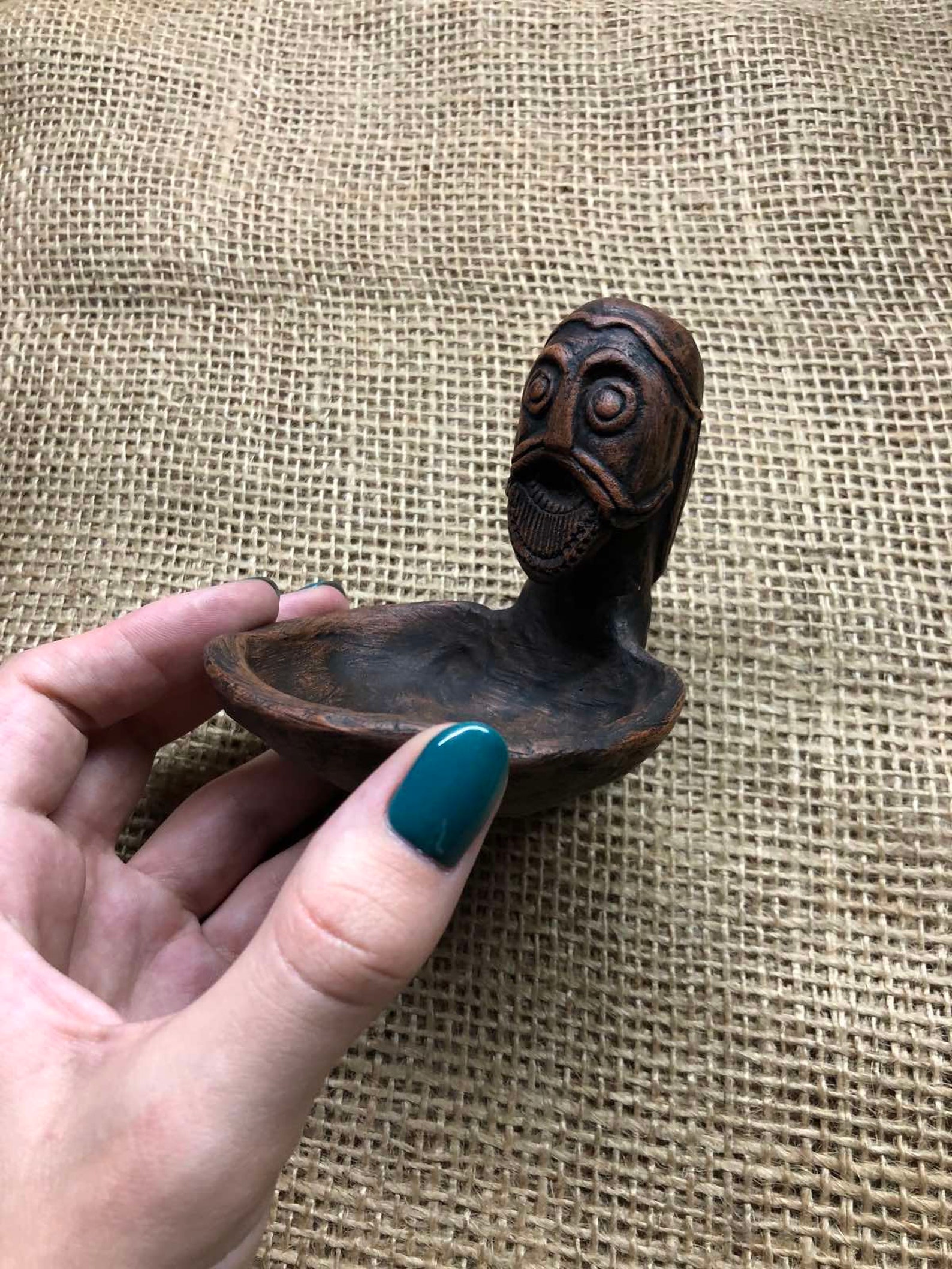 Medieval Style Oil Lamp Viking Ancient Lamp Pottery Lamp - Etsy