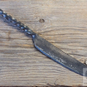 Hand Forged Knife Viking Razor Forged Knife Medieval Razor | Etsy