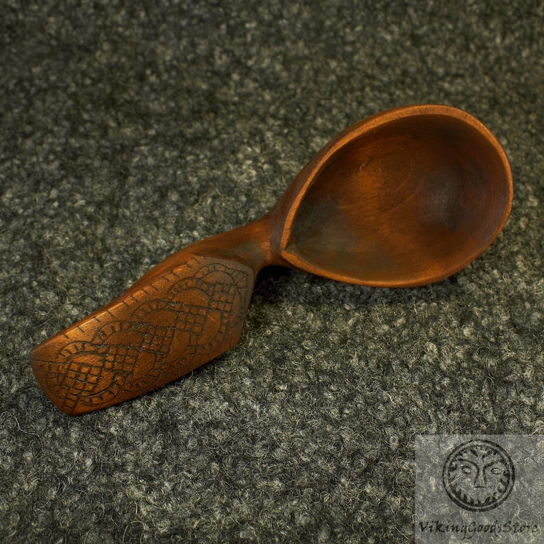Medieval Spoon Viking Spoon Wood Cutlery Hand Carved | Etsy