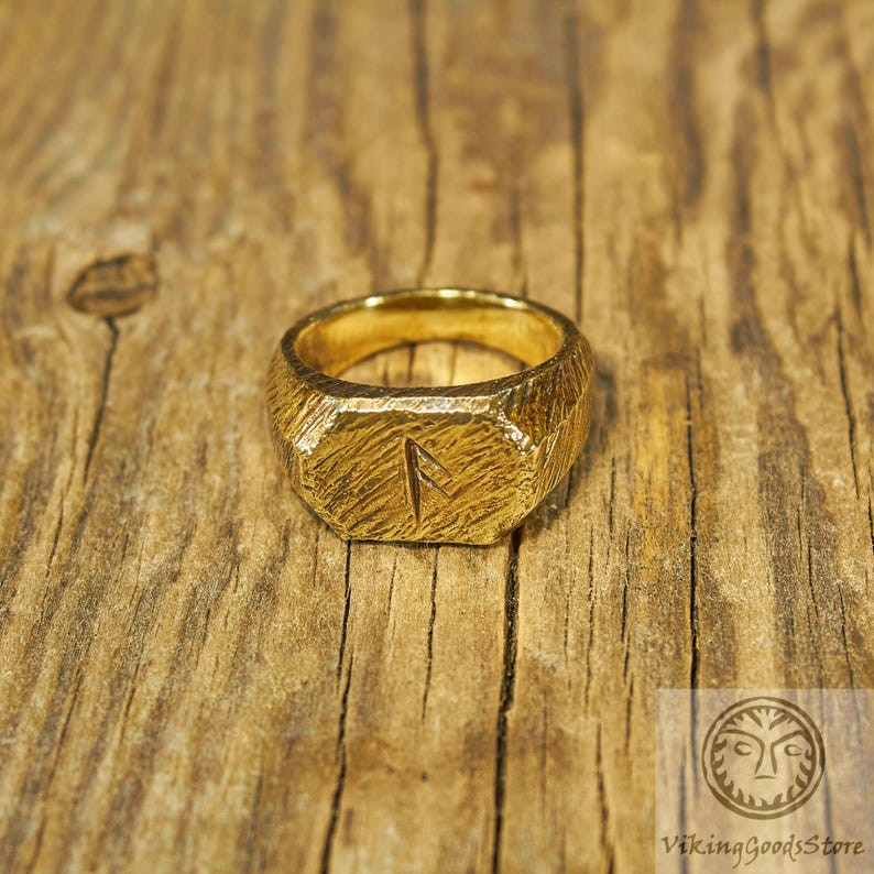 Viking Rune Ring Rune Jewelry Pagan Jewelry Futhark Ansuz - Etsy