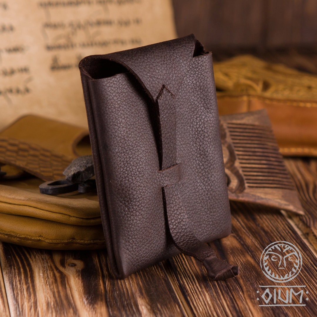 Medieval Purse, Medieval Wallet, Leather Pouch, Rustic, Hand Wallet ...