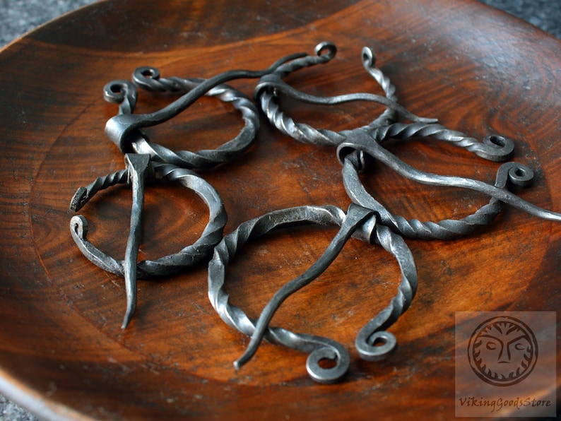 Penannular Viking Brooch Cloak Pin Cloak Clasp Fibula - Etsy