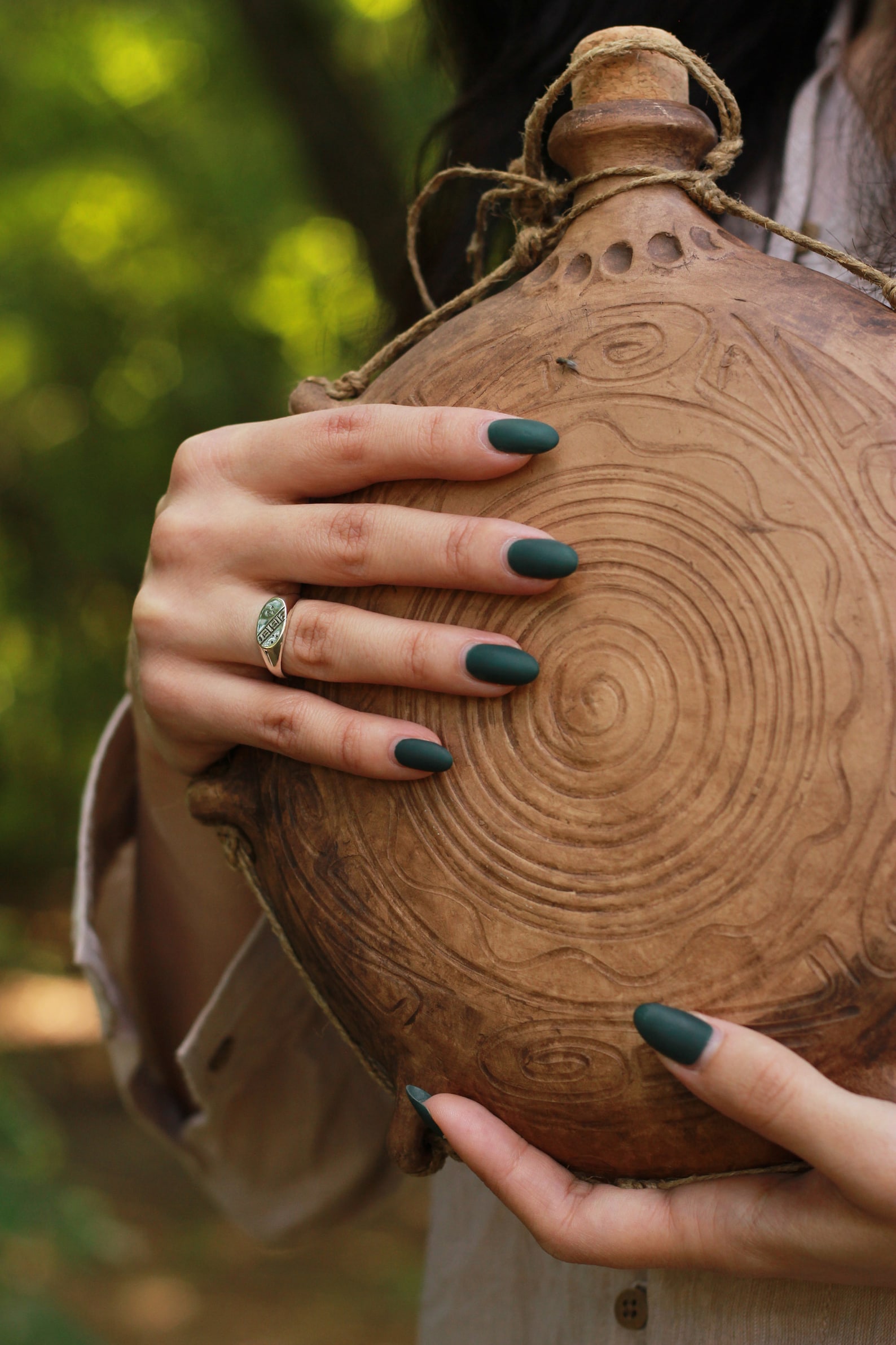 Handmade Ceramic Medieval Flask, Reenactment Water Bottle - Etsy