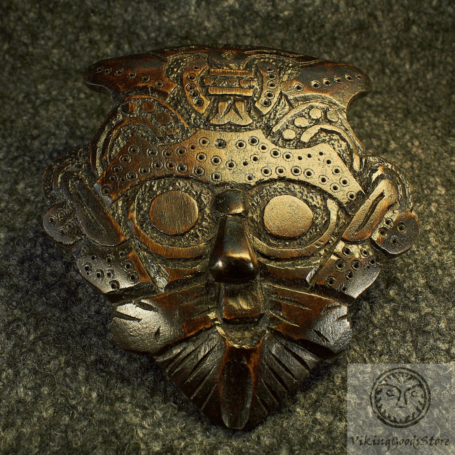 Loki's Mask Loki Talisman Amulet Viking Norse SCA | Etsy