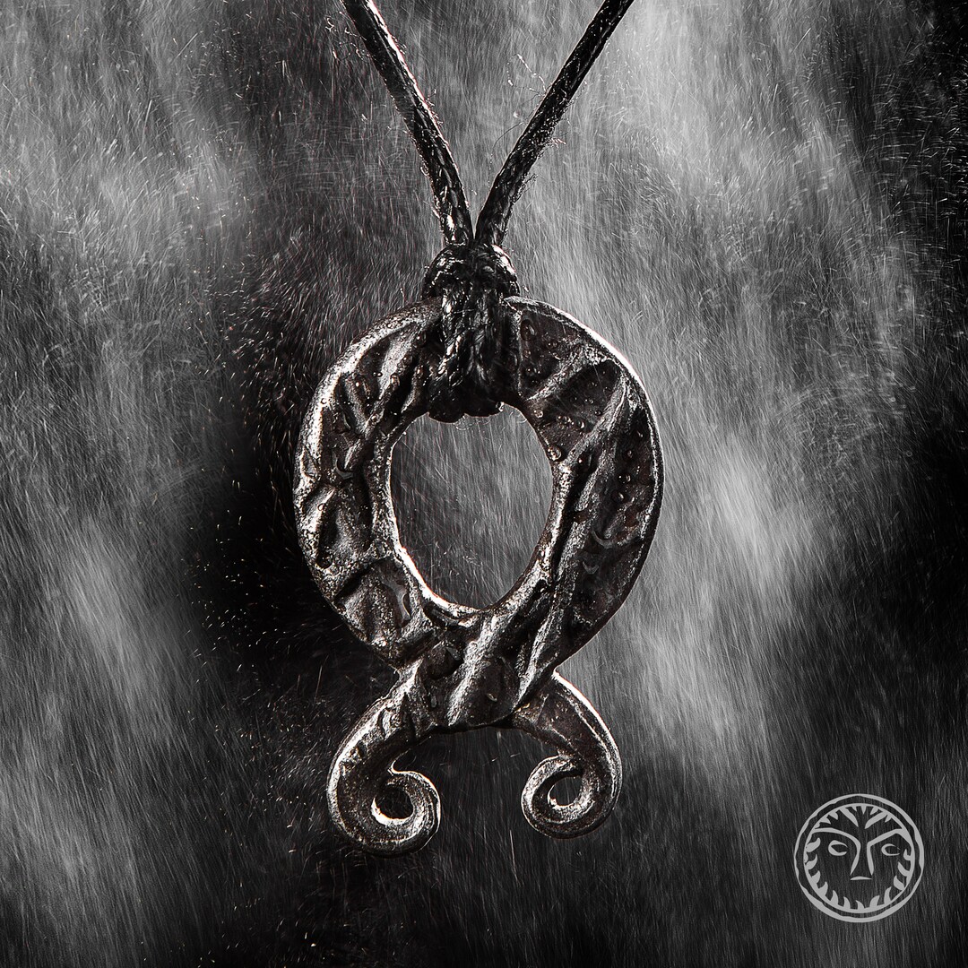 Forged Troll Cross, Nordic Amulet, Troll, Viking Jewelry, Viking Charm ...