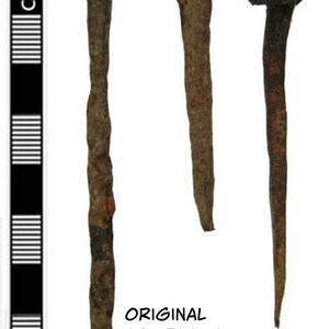 Hand Forged Rune Nails, Medieval, Rustic Nails, Old Nails, Viking Home ...