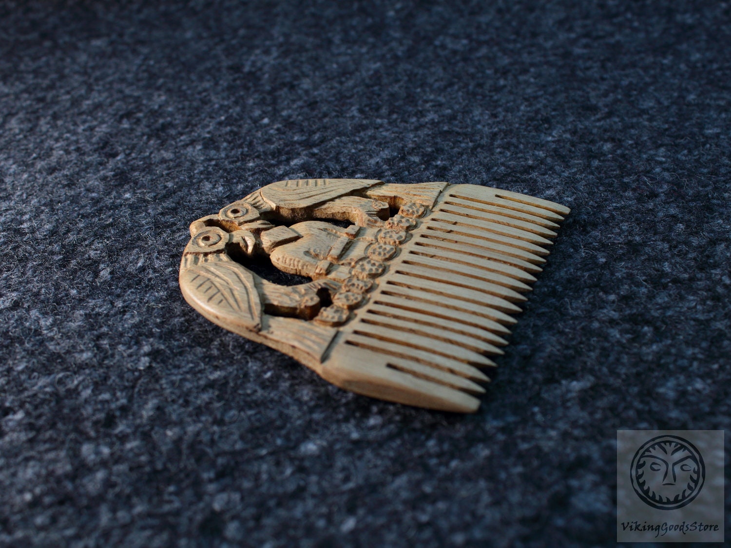 Wooden Comb Odin Odin Art Odin Raven Medieval Comb Carved | Etsy