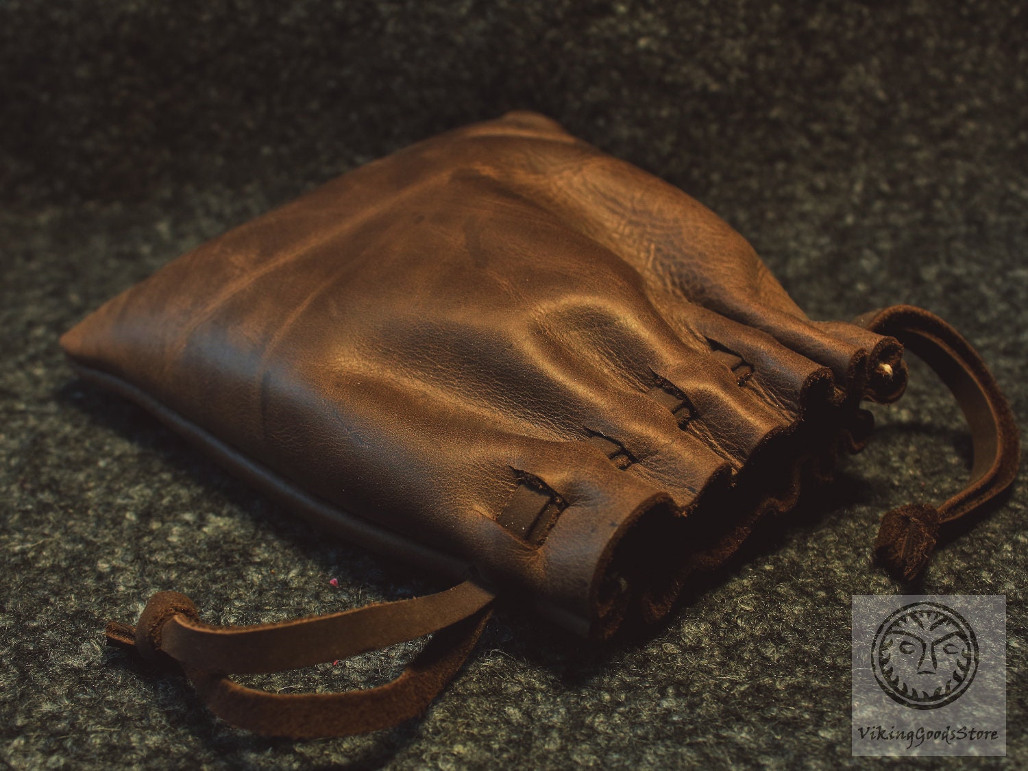 Medieval Purse Medieval Wallet Leather Pouch Rustic Hand - Etsy