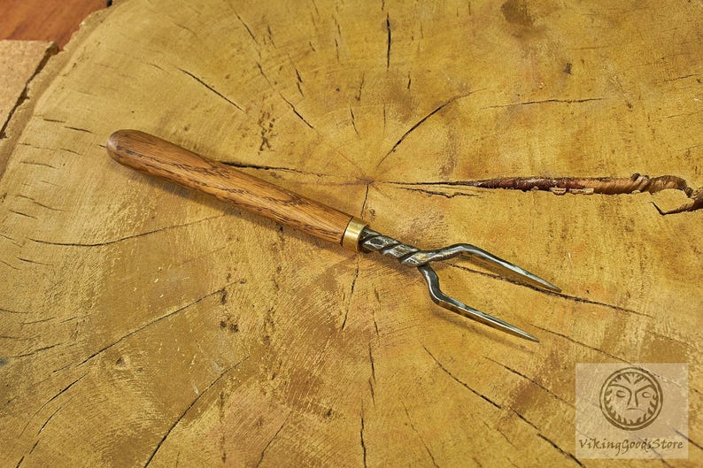 Forged Viking Fork Medieval Fork Rustic Fork Forged | Etsy
