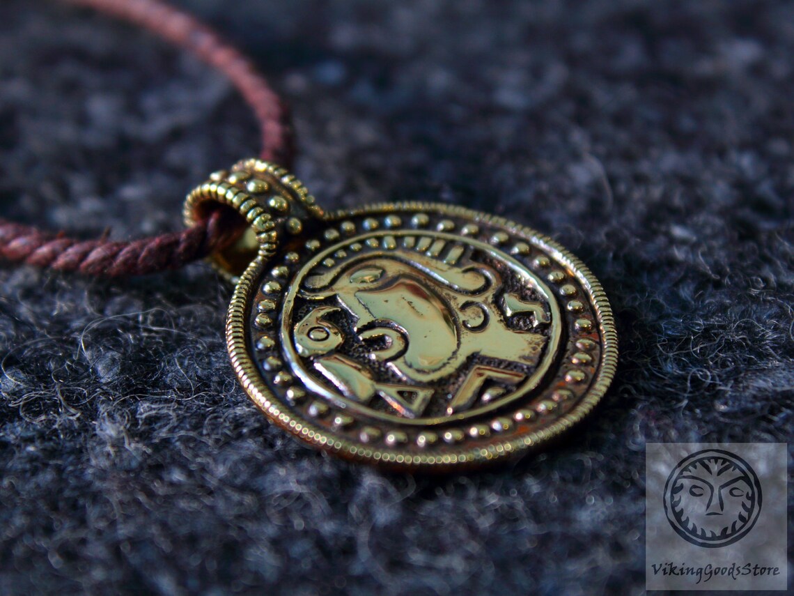 Bracteate Norse Pendant Nordic Jewelry Viking Jewelry | Etsy