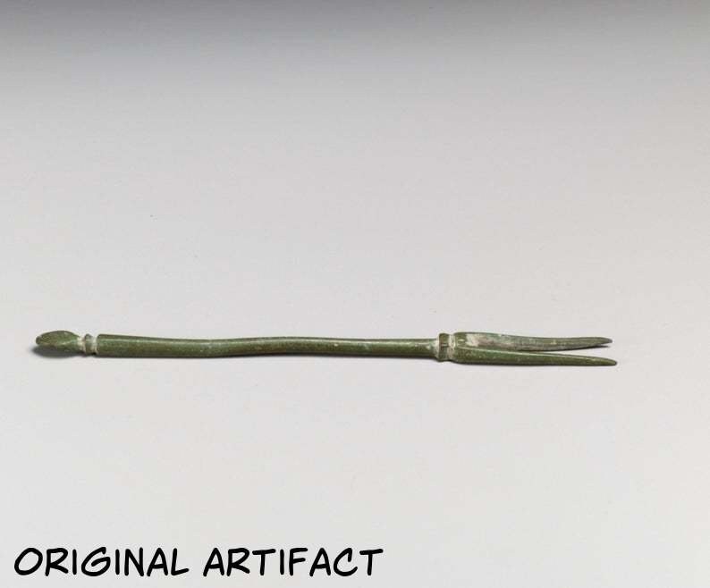Bronze Kithcen Fork Roman Viking Fork Medieval Fork Rustic | Etsy