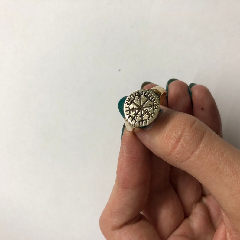 Vegvisir Viking Compass Nordic Wedding Pagan Jewelry LARP - Etsy