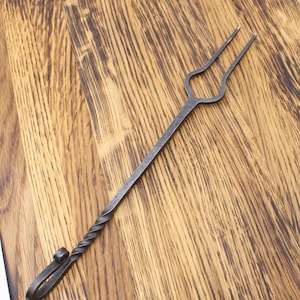 Forged Fork, Viking Fork, Medieval Fork, Rustic Fork, Forged Cutlery ...