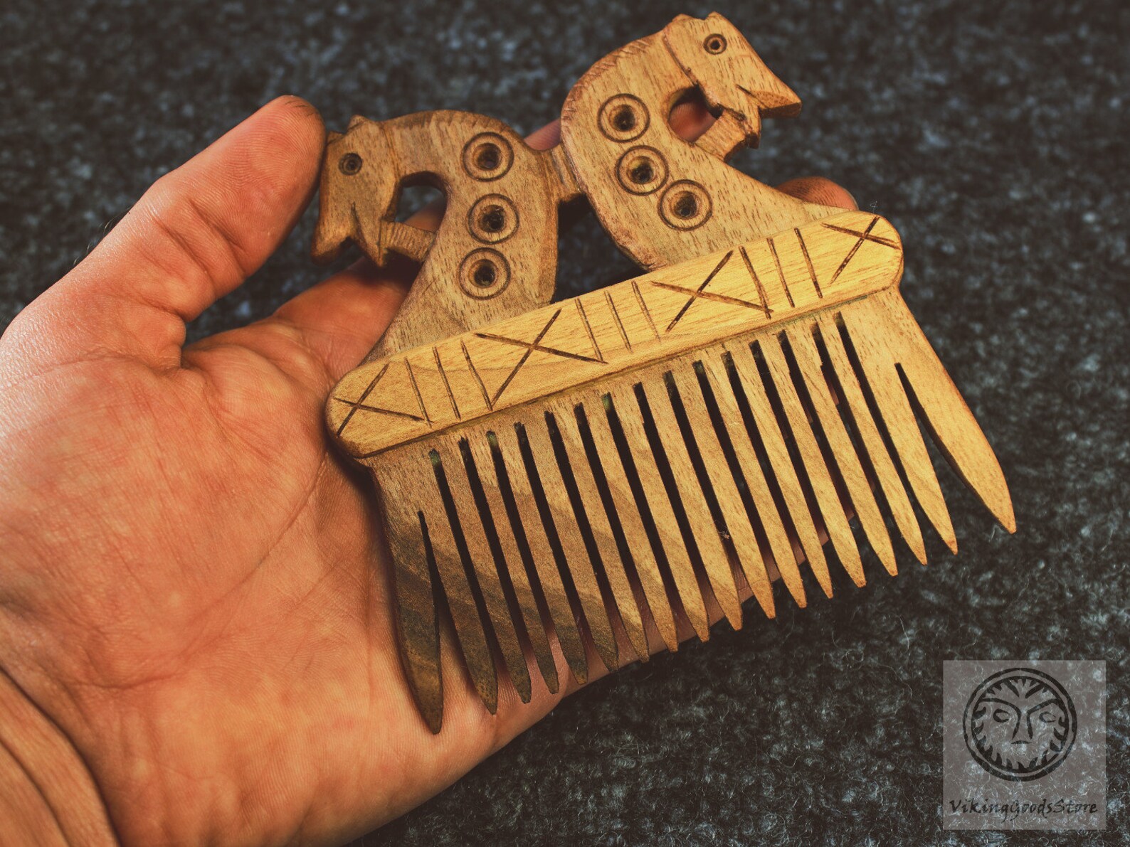 Wooden Comb Horse Medieval Comb Carved Comb Viking Norse - Etsy UK