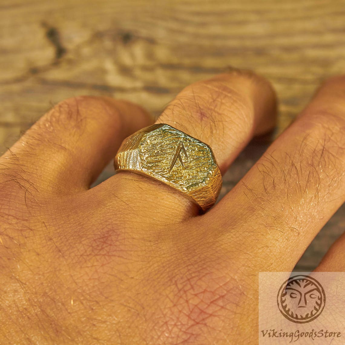 Viking Rune Ring Rune Jewelry Pagan Jewelry Futhark Ansuz | Etsy