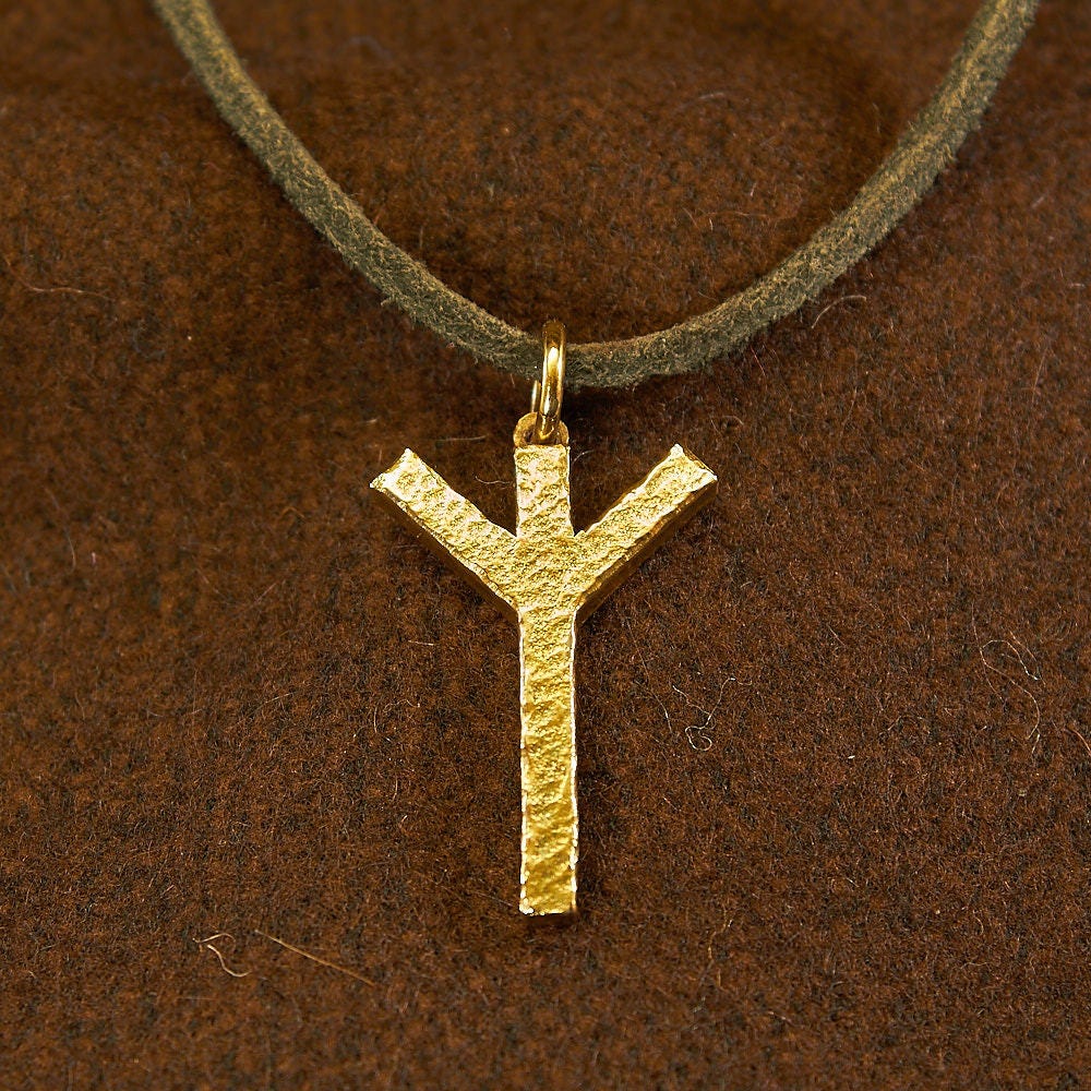 Viking Algiz Rune Pendant Runes Runes Jewelry Runes | Etsy