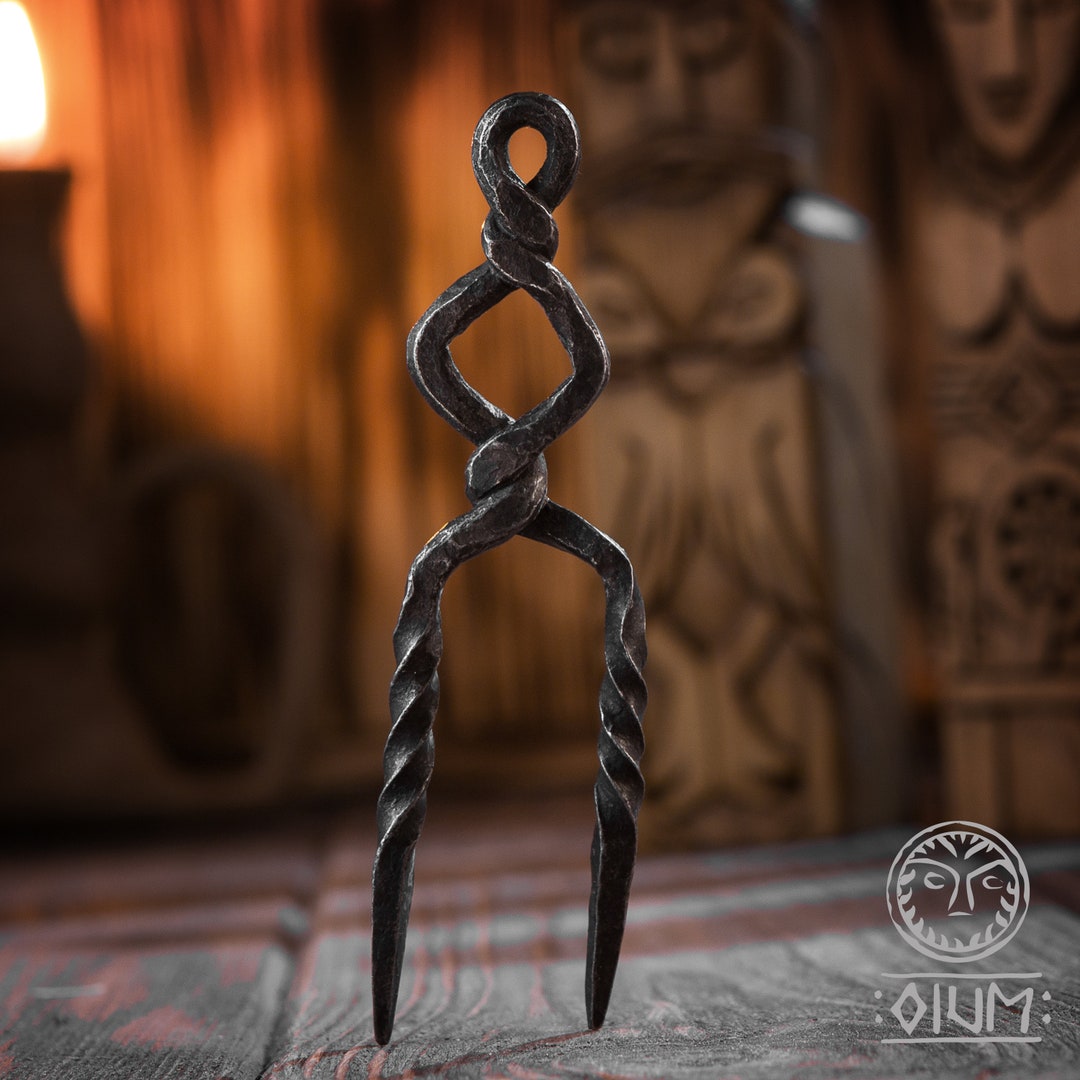 Forged Fork, Viking Fork, Medieval Fork, Rustic Fork, Forged Cutlery ...