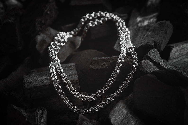Viking Chain Sterling Silver Slavic Chain Viking Jevelry - Etsy