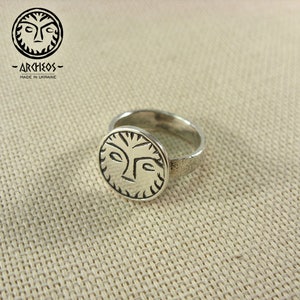 Sunny Image Ring Sun Symbol Sun God Solar Symbol Sun - Etsy