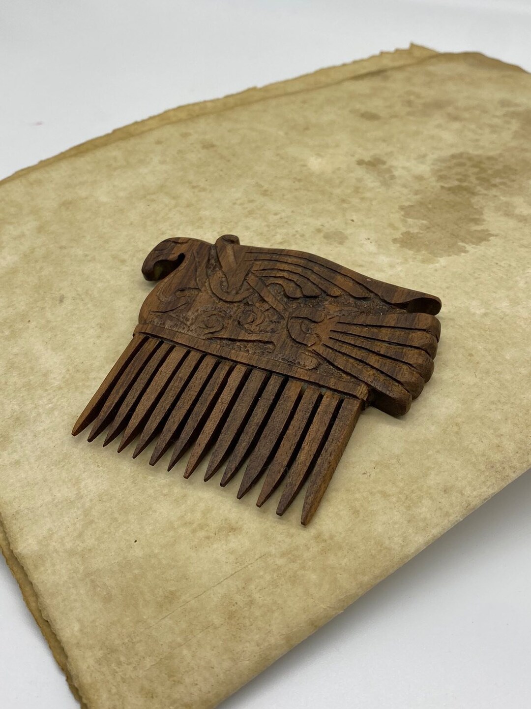 Wooden Comb Medieval Design Comb Viking Style Norse - Etsy