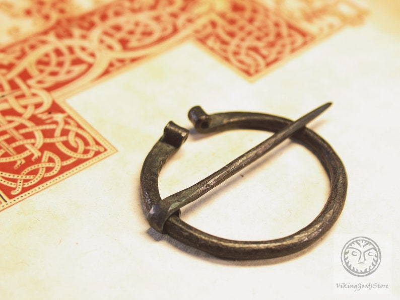 Penannular Viking Brooch Cloak Pin Cloak Clasp Fibula | Etsy