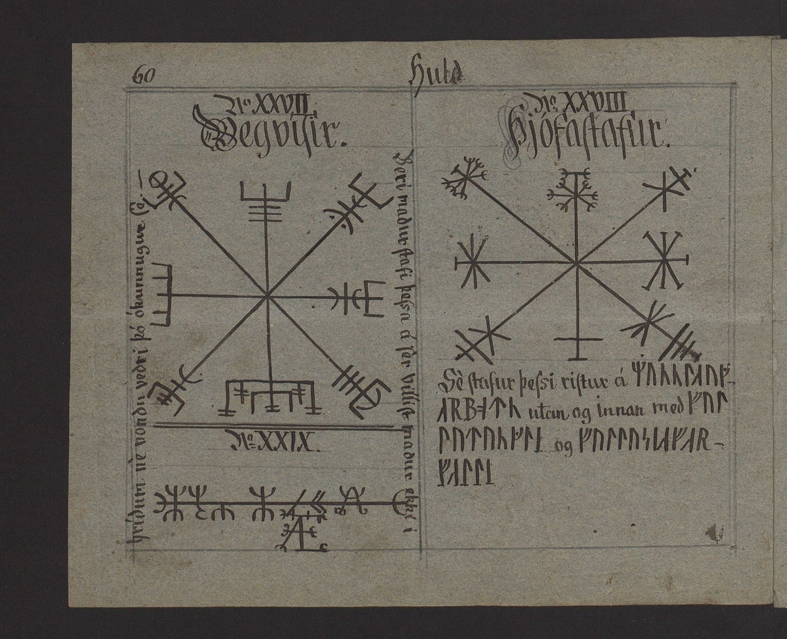 Vegvisir Viking Compass Rune Jewelry Viking Asatru Pagan - Etsy