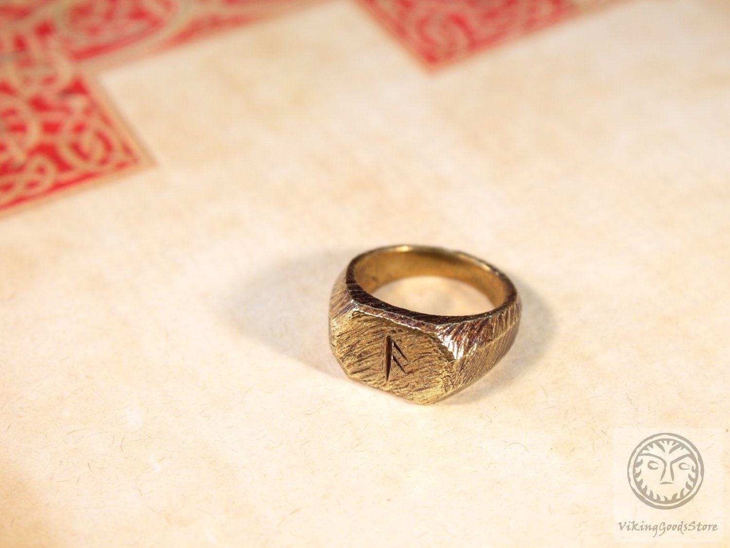 Viking Rune Ring Rune Jewelry Pagan Jewelry Futhark Ansuz | Etsy