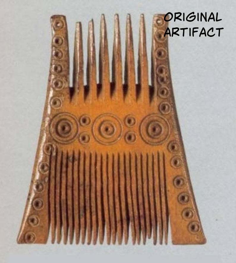 Wooden Comb Medieval Comb Carved Comb Viking Norse - Etsy