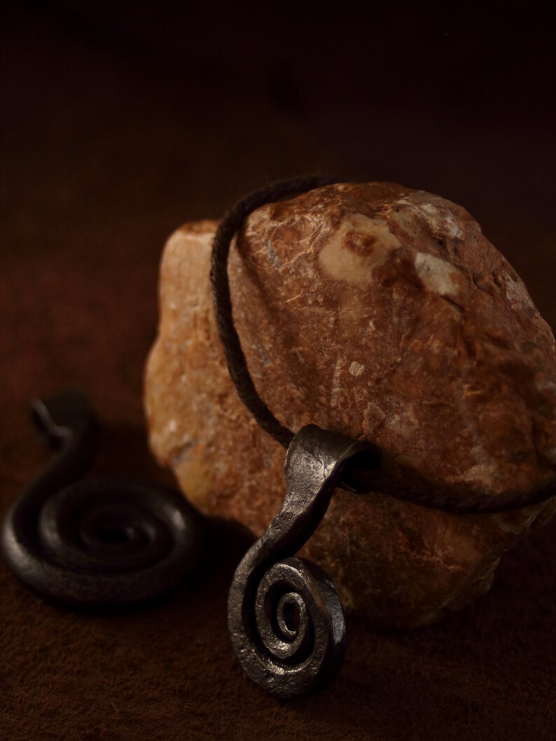 Spiral Curl Snail Whirlwind Nordic Amulet Viking Jewelry - Etsy