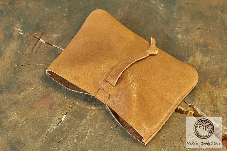 Medieval Purse Medieval Wallet Leather Pouch Rustic Hand | Etsy