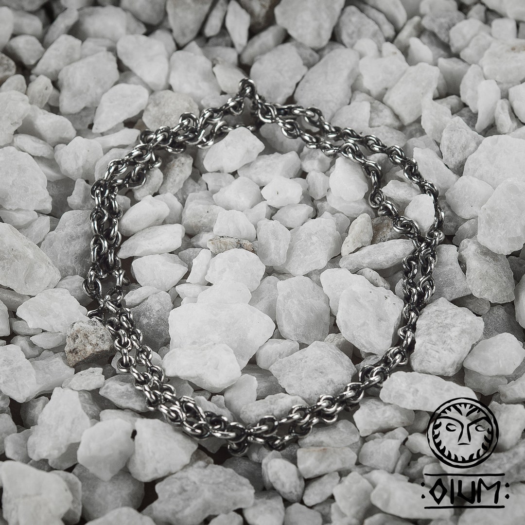 Viking Chain, Sterling Silver, Slavic Chain, Viking Jevelry, Middle Age ...