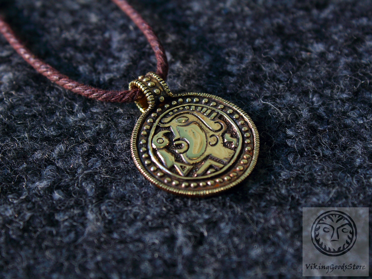 Bracteate Norse Pendant Nordic Jewelry Viking Jewelry | Etsy