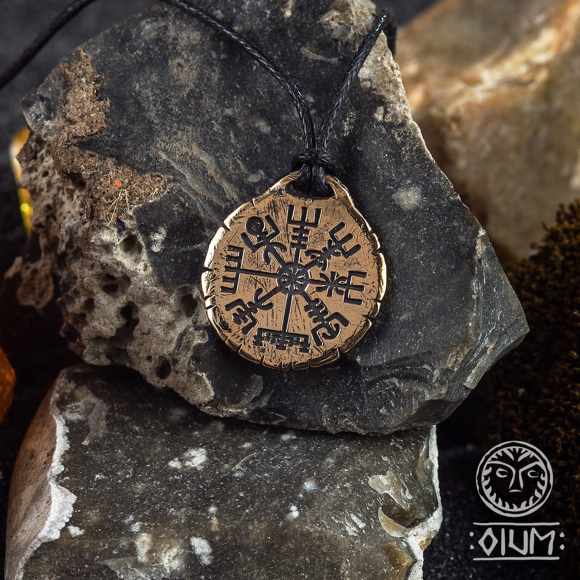 Vegvisir Viking Compass Rune Jewelry Viking Asatru Pagan - Etsy