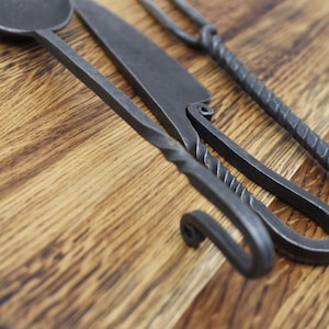 Hand Forged Dinner Set, Rustic Kitchen, Kitchen Accessories, Viking ...