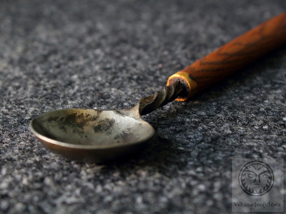 Hand Forged Viking Spoon, Rustic Medieval Cutlery - Etsy