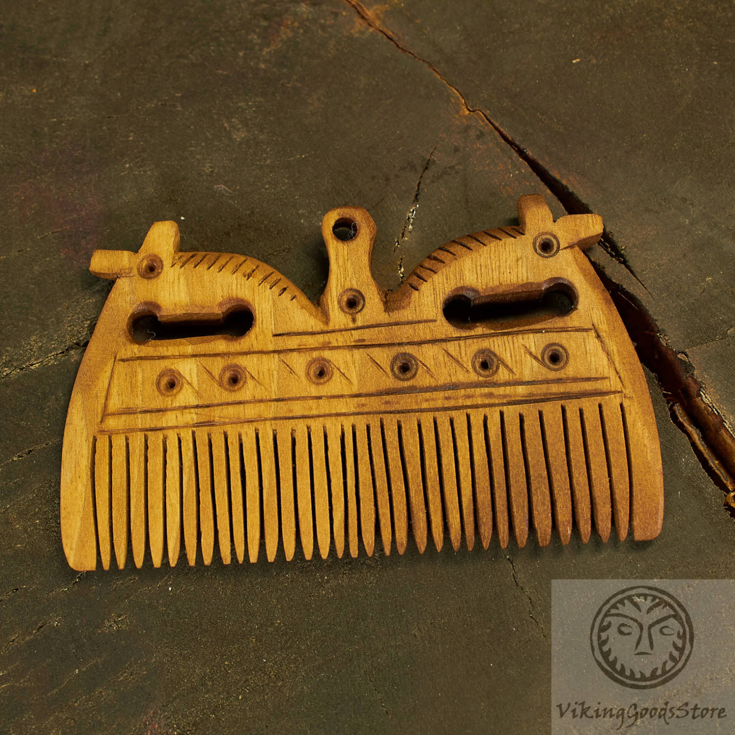 Wooden Comb, Medieval Carved Comb, Viking, Norse, Scandinavian, Slavic ...