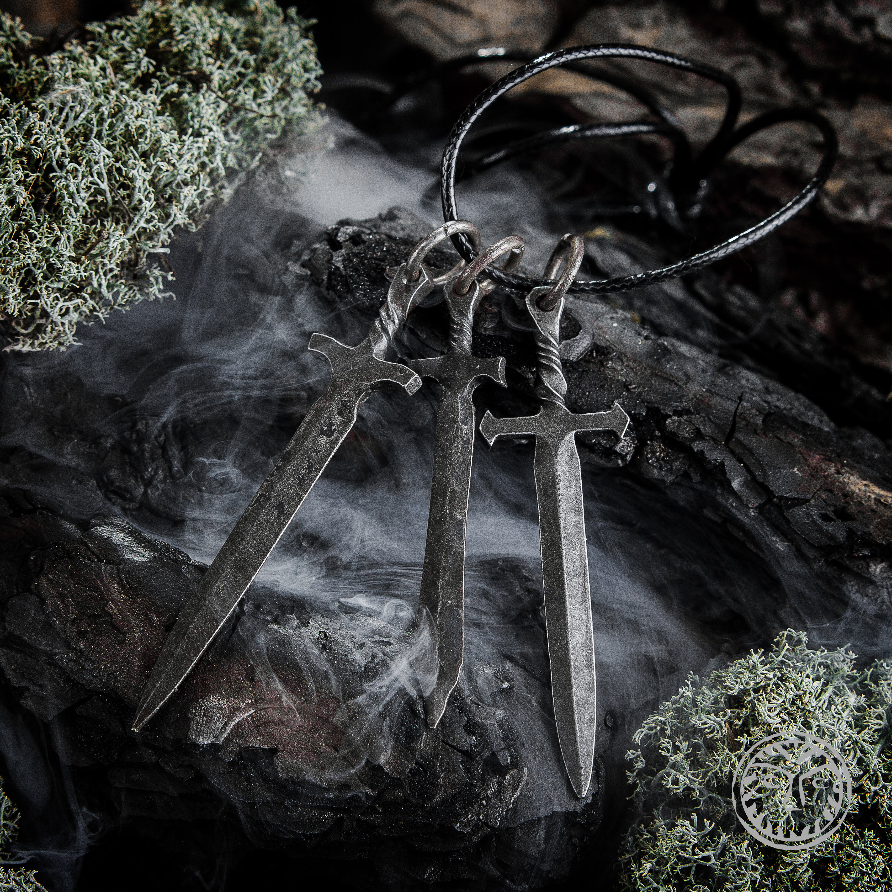 Hand Forged Sword Pendant Medieval Sword Viking Sword - Etsy