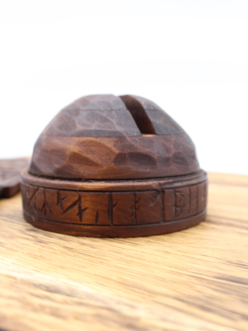 Wooden Figurine of Huginn and Muninn Wooden Viking Ravens - Etsy