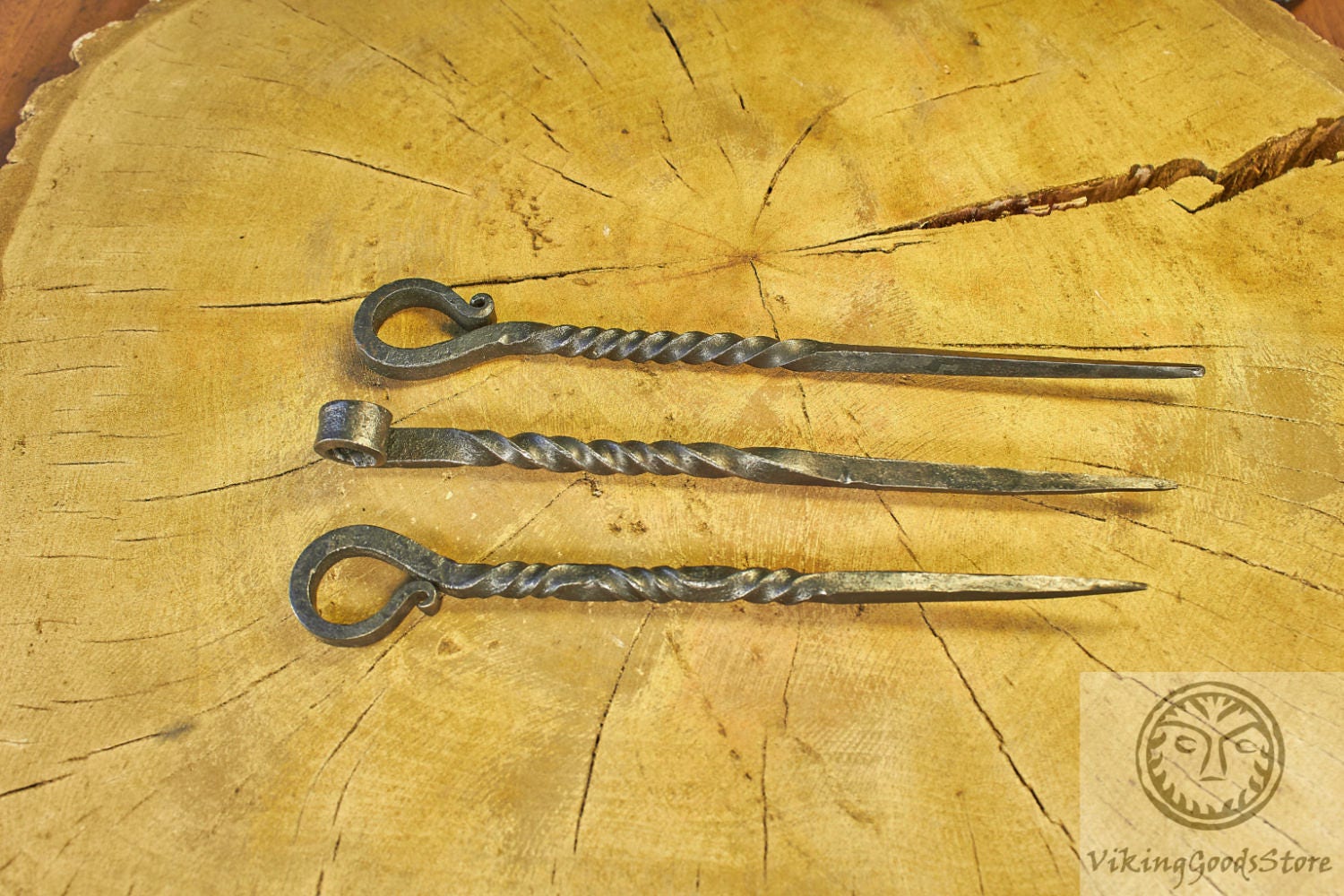 Forged Viking Fork Medieval Fork Rustic Fork Forged - Etsy