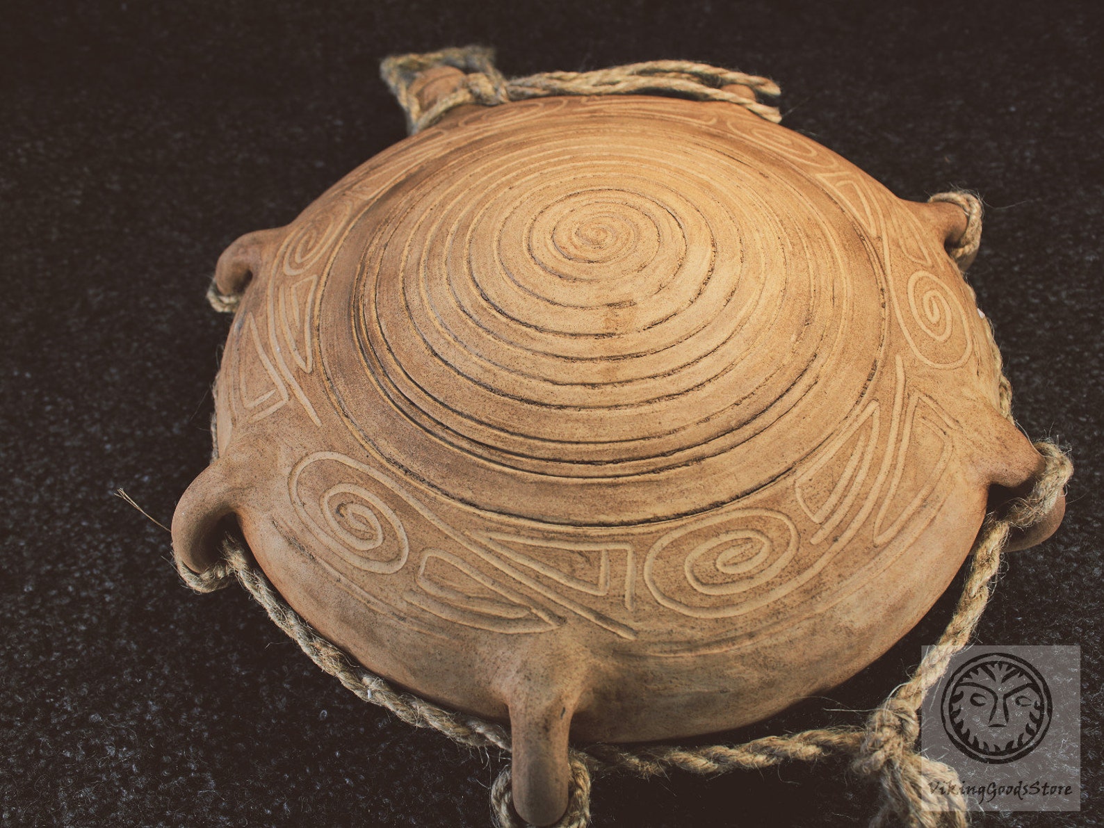 Flask Medieval Water Can Water Bottle Wine Bottle Clay - Etsy